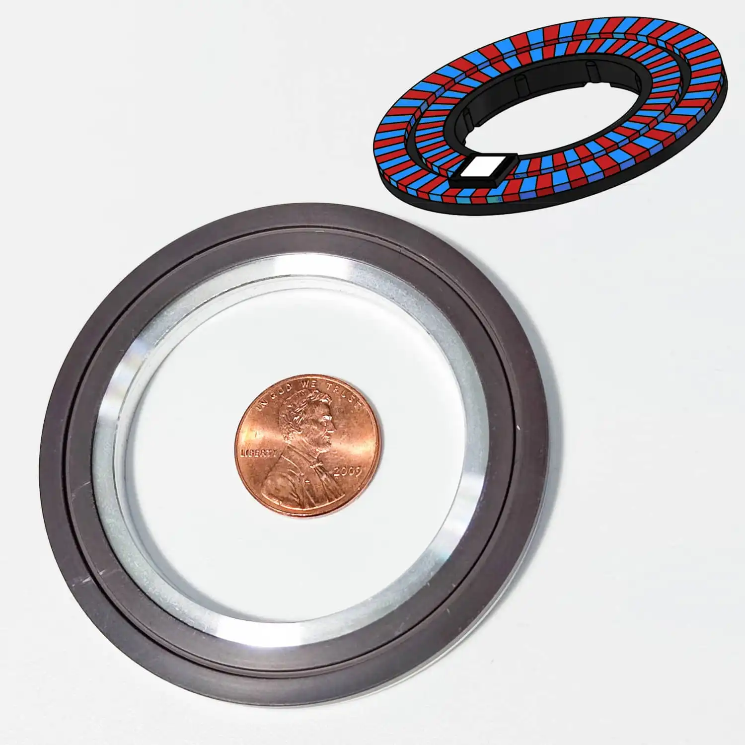 Axial Incremental Magnetic Ring, for Rotary Magnetic Encoders | CCmagnetics