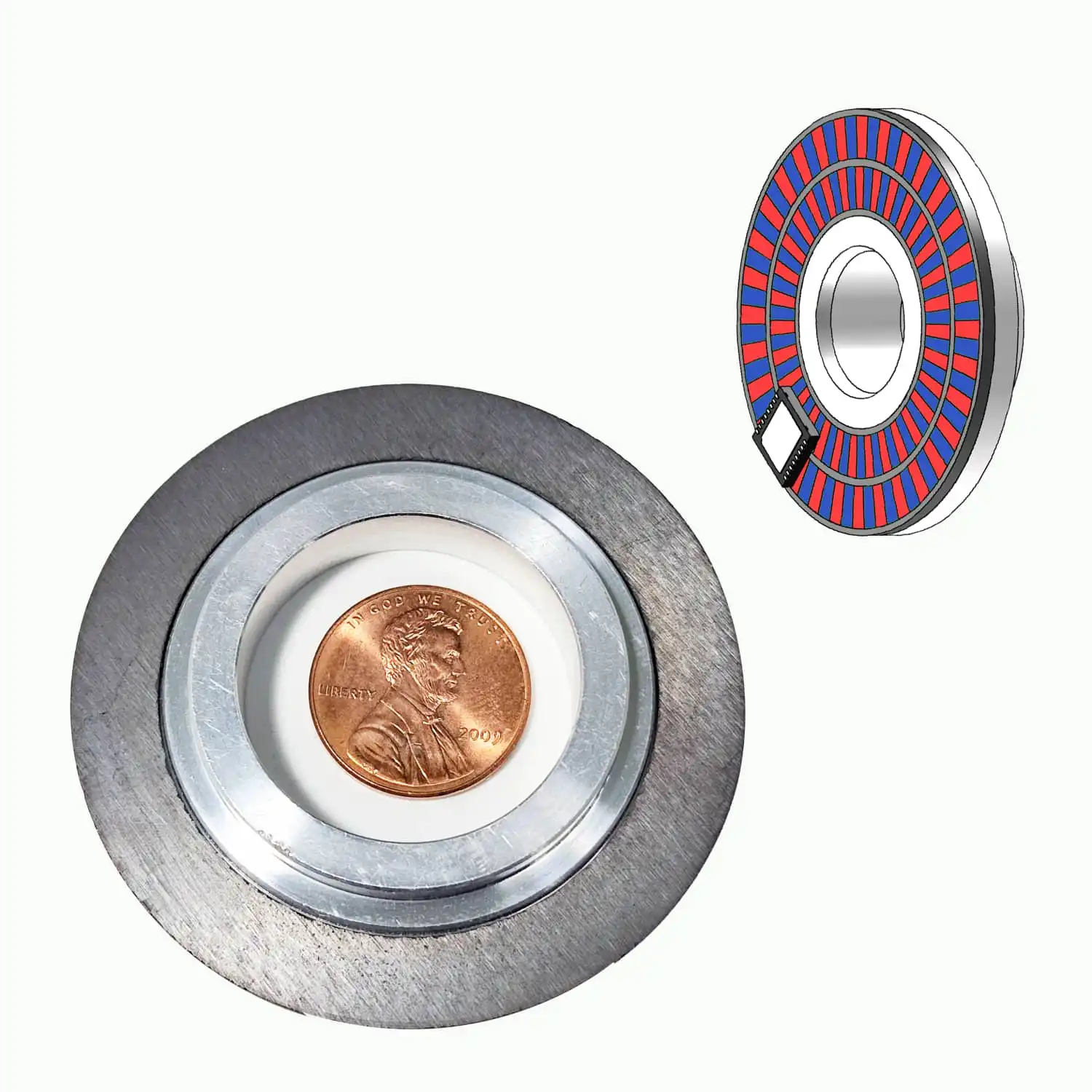 Multipolar Ring Magnets, Rotary Nonius Magnetic Scale, MU18S_30-32N ...