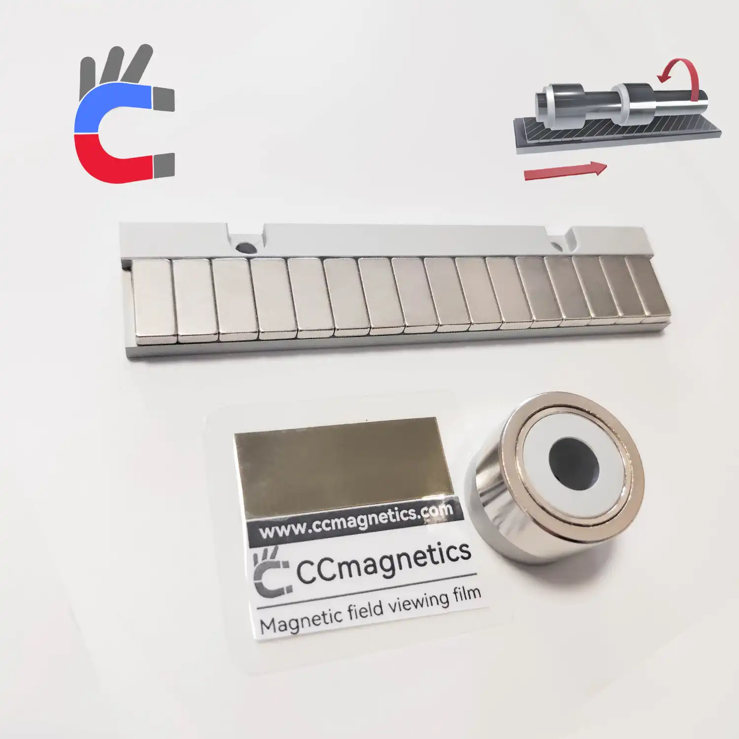 Magnetic Rack & Pinion Gears, Cross Type | CCmagnetics