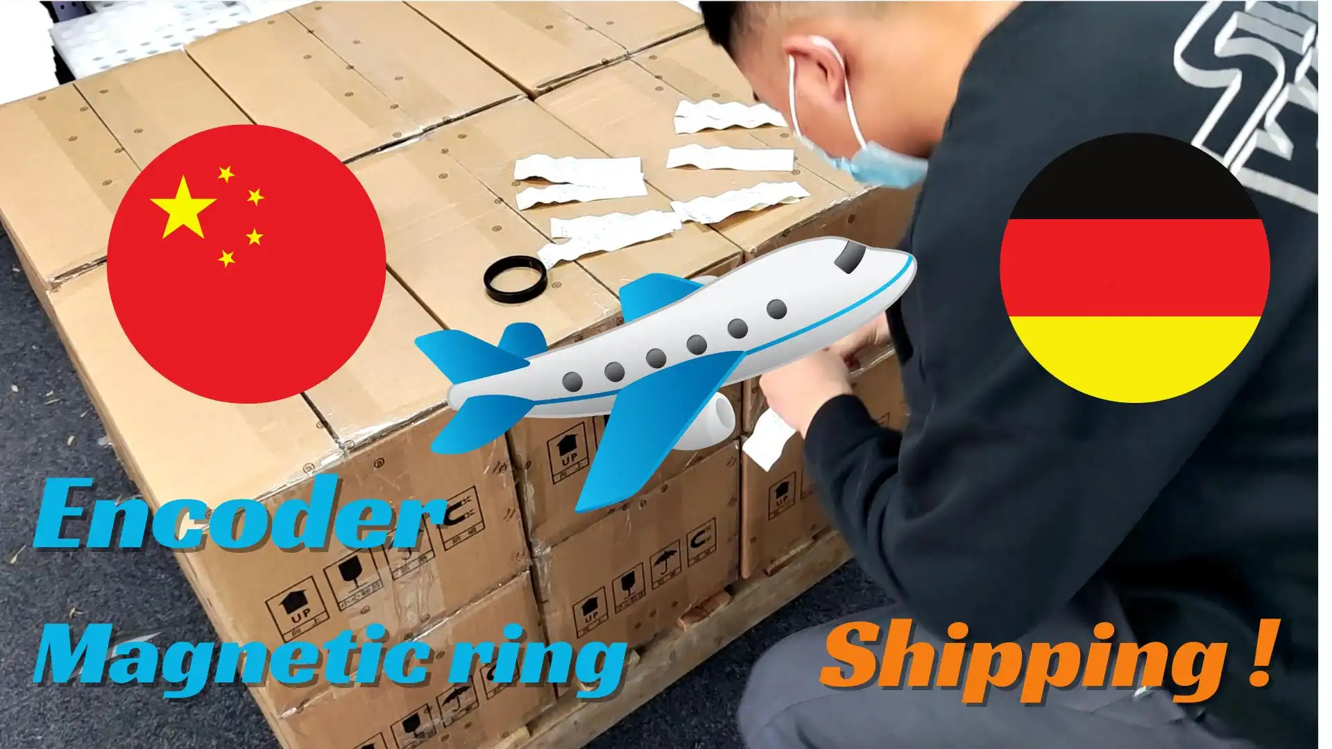 Rotary Magnetic Ring Encoder Shipped to Germany | CCmagnetics Rotary Magnetic Ring Encoder Shipped to Germany | CCmagnetics